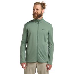 Jack Wolfskin Herren Fleecejacke "KOLBENBERG FZ M", gr&uuml;n, Gr. XL, Obermaterial: 92% Polyester, 8% sonstige Fasern, Jacken