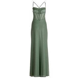 Vera Mont Damen Abendkleid "Damen im Glitzer-Look", gr&uuml;n, Gr. 38, Netz, Obermaterial: 100% Polyester. Futter: 100% Polyester, Kleider, Transparent