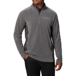 Columbia Herren Fleecepullover "Klamath Range II Half Zip", grau, Gr. M, Fleece, Obermaterial: 100% Polyester, Sweatshirts, mit halbem