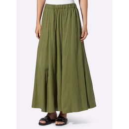 Heine Damen Schlupfrock, gr&uuml;n, Gr. 42, unifarben, 100% Lyocell, R&ouml;cke