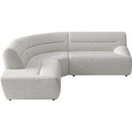 Sit & More Ecksofa SIT & MORE, B:248cm H:80cm T:248cm, wei&szlig;, 100% Polyester, Wohnzimmer, Sofas, "Scrabble, L-Form, B: 248cm", Modernes Design in verschiedenen