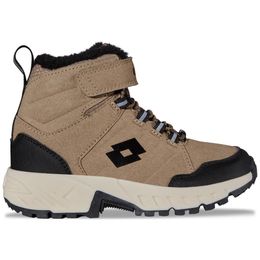 Lotto M&auml;dchen Winterboots, Gr. 34, braun, Kunstfaser, Synthetik, mehrfarbig, Schuhe, - mit reflektierenden Details