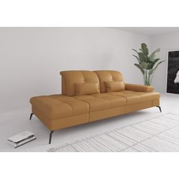 Sit & More Recamiere SIT & MORE, B:231cm H:90cm T:122cm, braun, Sofas, "Amica, inkl. Sitztiefenverstellung und Armteilverstellung", wahlweise mit