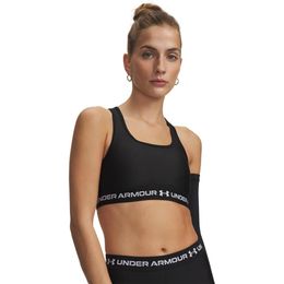 Under Armour Damen Sport-BH "CROSSBACK MID BRA", Gr. M, schwarz, Obermaterial: 88% Polyester, 12% Elasthan. Futter: 88% Polyester, 12% Elasthan, BHs,