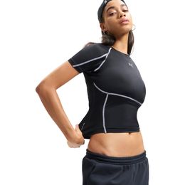 Under Armour Damen Trainingsshirt "HEATGEAR ELITE"ultimate schwarz,, reflective, Gr. M, Obermaterial: 81% Polyester, 19% Elastomultiester, Shirts,