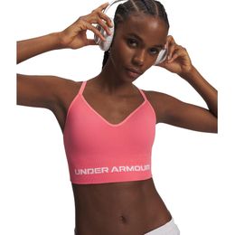 Under Armour Damen Sport-BH "VANISH SEAMLESS LOW BRA", Gr. XL, pink, Web, Obermaterial: 88% Polyester, 12% Elasthan, BHs, nahtlose Passform, l&auml;ngerer