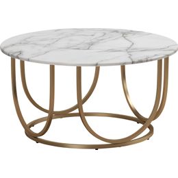 Couchtisch OTTO HOME, B:80cm H:41cm T:80cm, bunt, Wohnzimmer, Tische, "Gwyneth", aus pflegeleichtem MDF, Gestell aus Metall, H&ouml;he 41 cm