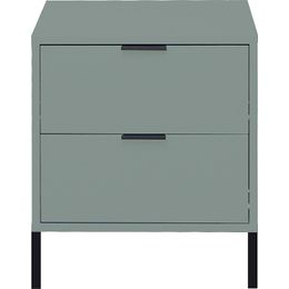 M&auml;usbacher Kommode M&Auml;USBACHER, B:51cm H:60cm T:45cm, gr&uuml;n, Holzwerkstoff, Sideboards, "Bonnie", Kommode mit Quadratgestelle