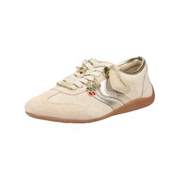 Steve Madden Damen Schn&uuml;rschuh "Steve Madden Sneaker Textil", Gr. 36, beige, Textil, Schuhe
