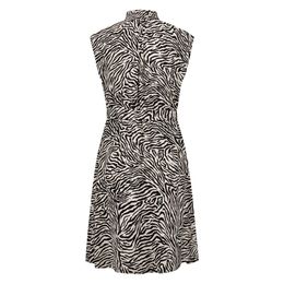 Zero Damen Midikleid "Damen mit Print.", schwarz-wei&szlig;, Gr. 42, Obermaterial: 100% Viskose, Kleider, Material