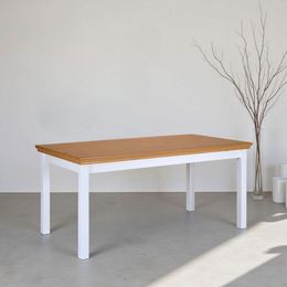Esstisch Inter Link, B:166cm H:76cm T:90cm, braun, K&uuml;che, Tische, "Maluno, Kiefer Massivholz, K&uuml;chentisch, Speisetisch", Esszimmertisch, BxTxH: ca.