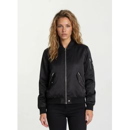 Trueprodigy Damen Bomberjacke "Hardi F Bomberjacke mit diversen Rei&szlig;verschl&uuml;ssen", schwarz, Gr. M, Obermaterial: 100% Polyester PES., Jacken