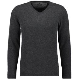 Ragman Herren Rundhalspullover, grau, Gr. S, Strick, 100% Kaschmir, Pullover
