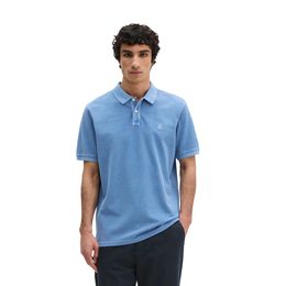 Marc O'Polo MARC O'POLO Herren Poloshirt "aus Bio-Baumwolle"provincial blau, Gr. XS, unifarben, Obermaterial: 100% Baumwolle, Shirts