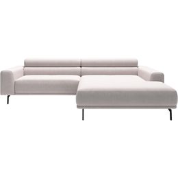 Sch&ouml;ner Wohnen Kollektion Ecksofa, B:258cm H:71cm T:217cm, beige, SCH&Ouml;NER WOHNEN-KOLLEKTION, 100% Polyester, Wohnzimmer, Sofas, "Tossa, Modernes Design trifft smarte