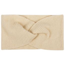 styleBREAKER Damen Stirnband "Feinstrick Stirnband Twist Knoten", beige, Modisch, Obermaterial: 100% Polyacryl PAN., M&uuml;tzen