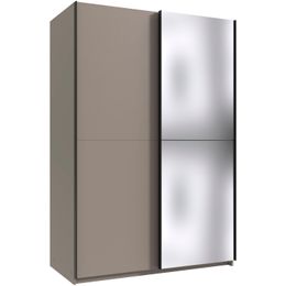 Kleiderschrank wimex, B:135cm H:198cm T:65cm, braun, Holzwerkstoff, Jugendzimmer, Schr&auml;nke, "Mugano, B/T/H 135 oder 180/65/198cm, Made in Germany", 2