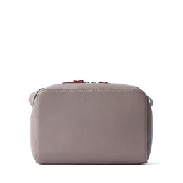 vargu Damen Umh&auml;ngetasche "Estem 1", grau, Leder, Taschen, LGW zertifiziertes Leder