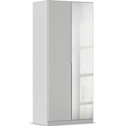 Dreht&uuml;renschrank OTTO HOME, B:91cm H:210cm T:54cm, grau, Holzwerkstoff, Schr&auml;nke, "Kleiderschrank Schrank Garderobe AGORDO mit Dekor- oder