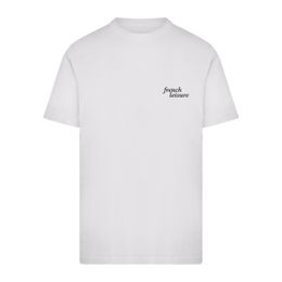 MisterTee Herren T-Shirt "MisterTee French Leisure Tee", wei&szlig;, Gr. XL, bedruckt, 100% Baumwolle, Shirts