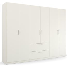 Dreht&uuml;renschrank Rauch, B:271cm H:210cm T:54cm, wei&szlig;, Holzwerkstoff, Schr&auml;nke, "Kleiderschrank Schrank Garderobe Ankleide PURE BY QUADRA SPIN", in