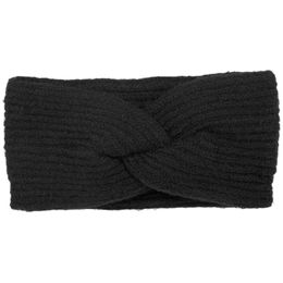 styleBREAKER Damen Stirnband "Strick Stirnband Rippenmuster Twist Knoten", schwarz, Modisch, Obermaterial: 80% Polyacryl PAN. 20% Wolle WO., M&uuml;tzen