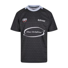 Karl Kani Herren T-Shirt "Karl Kani Karl Kani Sport Monogram Aop Trikot"schwarz, lightblau, Gr. XXL, bedruckt, 100% Polyester, Shirts