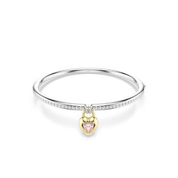 Swarovski Damen Armspange "Schmuck Geschenk Idyllia Armreif", M, Metallmix, rosa, Metallmix, Armb&auml;nder, mit Swarovski Kristall, Zirkonia (synth.)