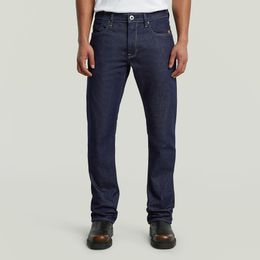 G-Star Raw G-STAR Herren Straight-Jeans "Mosa Straight", blau, Gr. 36, Denim/Jeans, Obermaterial: 99% Baumwolle, 1% Elasthan, Jeans, mit hellen N&auml;hten