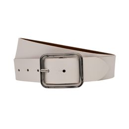 AnnaMatoni Damen Lederg&uuml;rtel "AnnaMatoni AnnaMatoni Damen Leder G&uuml;rtel Echtleder mit moderner", wei&szlig;, Gr. 100, 100% Leder, G&uuml;rtel
