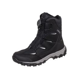 Meindl Herren Stiefel "Meindl Edmonton GORE-TEX Boa", Gr. 42,5, schwarz, Mesh, Veloursleder, unifarben, Schuhe, Boa-Verschluss, warm & wasserdicht