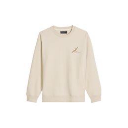 Marc O'Polo MARC O'POLO Herren Sweatshirt "mit gro&szlig;em R&uuml;ckenprint"grau silk, Gr. L, unifarben, Obermaterial: 100% Baumwolle, Sweatshirts