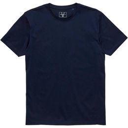 MARVELIS Herren T-Shirt, blau, Gr. S, unifarben, Jersey, Obermaterial: 100% Baumwolle, Shirts, aus Baumwolle, Rundhals, casual fit