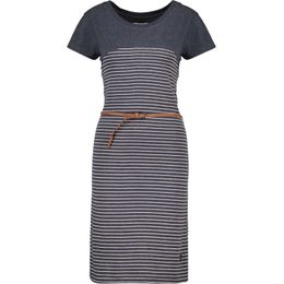 alife and kickin ALIFE & KICKIN Damen Sommerkleid, blau, Gr. S, 65% Baumwolle, 35% Polyester, Kleider