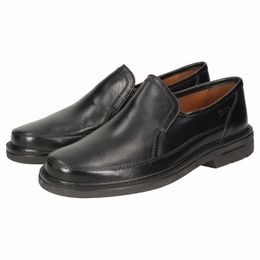 Sioux Herren Slipper "Michael", Gr. 46, schwarz, Obermaterial: 100% Lammnappaleder LANA. 100% Polyurethan PU., Schuhe