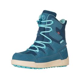 Trollkids M&auml;dchen Winterstiefel "KIDS FINNMARK WINTER BOOTS", Gr. 36, blau, Leder, Synthetik, Schuhe, Snowboots, Winterstiefel, Winterschuhe, f&uuml;r