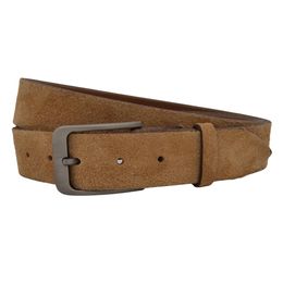 AnnaMatoni Herren Lederg&uuml;rtel "AnnaMatoni Herren Lederg&uuml;rtel Zeitloses Design G&uuml;rtel 3,5cm", braun, Gr. 110, 100% Leder, G&uuml;rtel