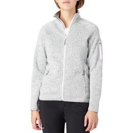 McKINLEY Damen Cardigan "Da.-Unterjacke Skeena wms", grau, Gr. 38, kontrastfarbene Details, meliert, Fleece, Obermaterial: 100% Polyester,