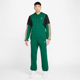 Nike Sportswear Herren Trainingsanzug "M NK CLUB FLEECE HDED TRACK GX", gr&uuml;n, Gr. L, Interlock, Obermaterial: 80% Baumwolle, 20% Polyester,