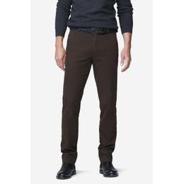 MEYER Herren Chinos "Bonn 2-5627", braun, Gr. 31, unifarben, 97% Baumwolle, 3% Elasthan, Hosen, im Canvas Look