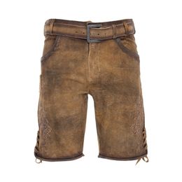 MADDOX COUNTRY COUNTRY MADDOX Herren Lederhose "Lederhose ARBERSEE", braun, Gr. 60, Obermaterial: 100% Lederfaserstoff LEAFIBTEX., Hosen