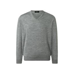 Maerz Muenchen Herren Strickpullover "Maerz Muenchen 490400 Strickpullover Herren Bekleidung", grau, Gr. 48, 100% Wolle, Pullover