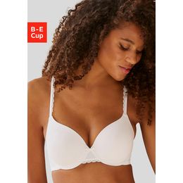 s.Oliver Damen Schalen-BH "Camille", Gr. 75, wei&szlig;, Microtouch, Obermaterial: 72% Polyamid, 16% Polyester, 12% Elasthan, Basic, BHs, mit B&uuml;gel &