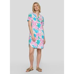 Rabe Damen Midikleid "Kleid", bunt, Gr. 40, gebl&uuml;mt, 97%Baumwolle 3%Elasthan, Kleider