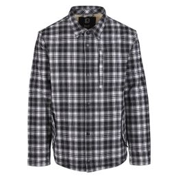 Brandit Herren Allwetterjacke "Brandit Classic Sherpa Jacket", schwarz-wei&szlig;, Gr. XL, kariert, 100% Baumwolle, Jacken