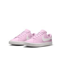 Nike Sportswear Jungen Sneaker "TENNIS ESSENTIAL SDE (GS)", Gr. 37,5, rosa, Synthetik, Textil, Schuhe, F&uuml;r Kinder & Jugendliche