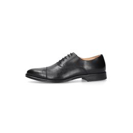 Henry Stevens Herren Schn&uuml;rschuh "Wes CO", Gr. 45, schwarz, Kalbsleder, Schuhe