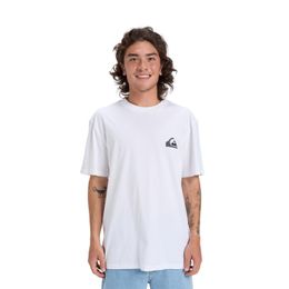 Quiksilver Herren T-Shirt "Ev Mini Logo", wei&szlig;, Gr. XS, Obermaterial: 70% Baumwolle, 30% Baumwolle., Shirts