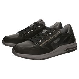 Sioux Herren Sneaker "Turibio-702-J", Gr. 41,5, schwarz, Obermaterial: 50% Rindnubukleder CNU. 50% Kalbsleder CAL. 100% Gummi rubber., Schuhe
