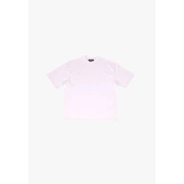 DROPSIZE Herren T-Shirt "Dropsize SIDE RIB T-SHIRT", wei&szlig;, Gr. XS, unifarben, 100% Baumwolle, Shirts